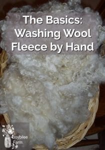 The basics: Washing Wool Fleece By Hand
