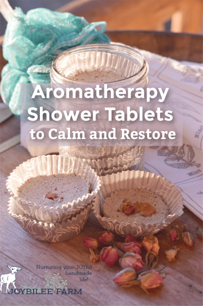 Aromatherapy Shower Tablets to Calm and Restore