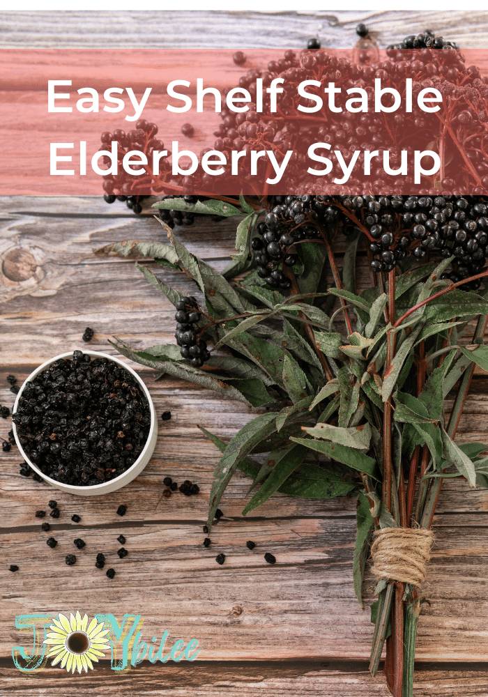 Easy Shelf Stable Elderberry Syrup - Joybilee® Farm | DIY | Herbs ...