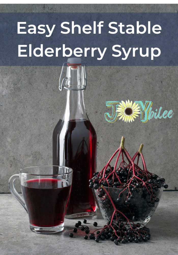 Easy Shelf Stable Elderberry Syrup - Joybilee® Farm | DIY | Herbs ...