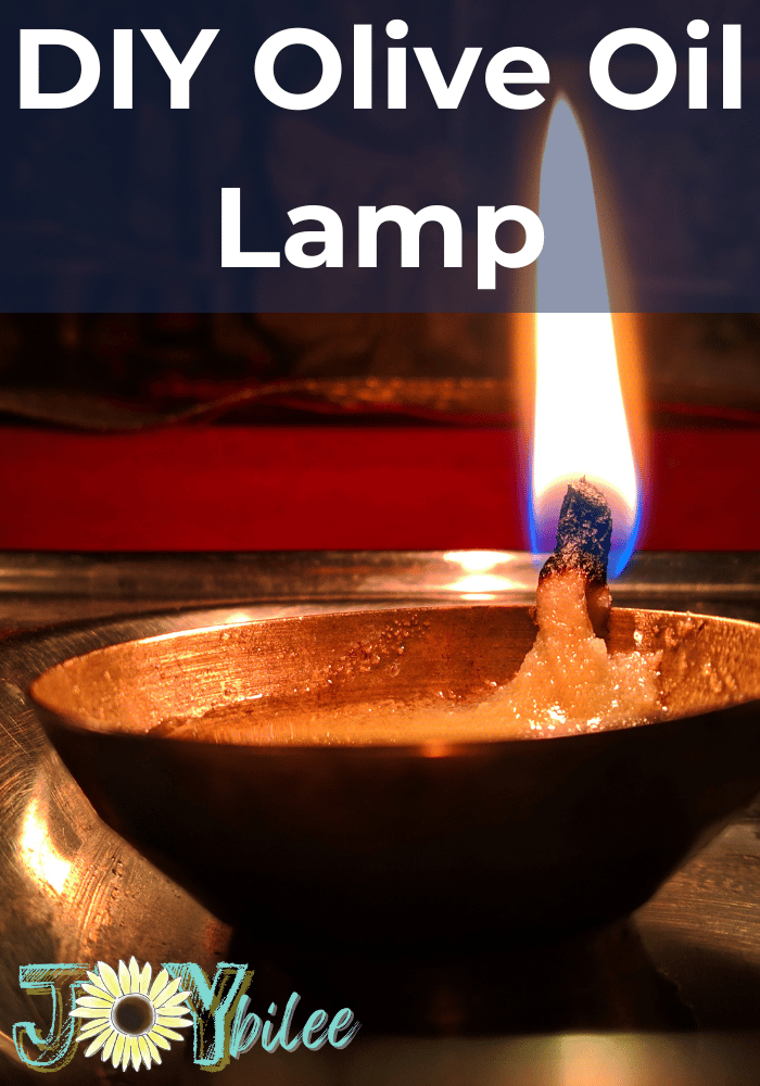 DIY Olive Oil Lamp, the lost art you need to know